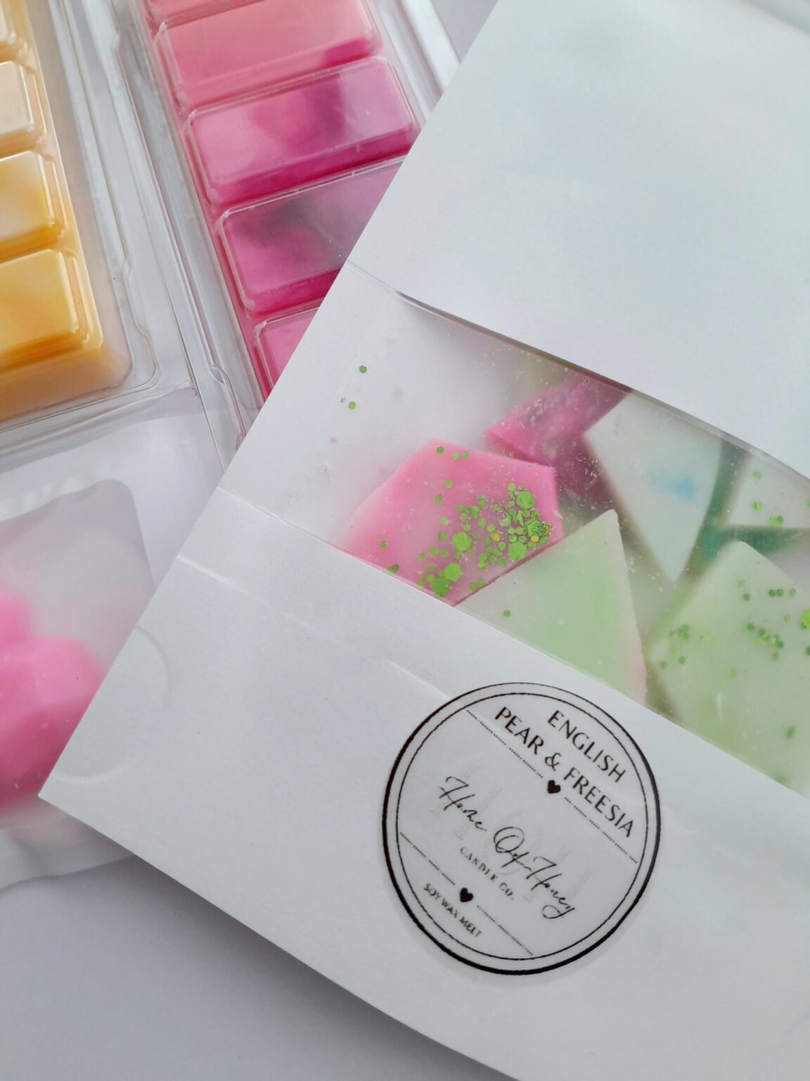 Home of Honey's English Pear & Freesia Wax Melt Brittle - Mybeautywaxstash