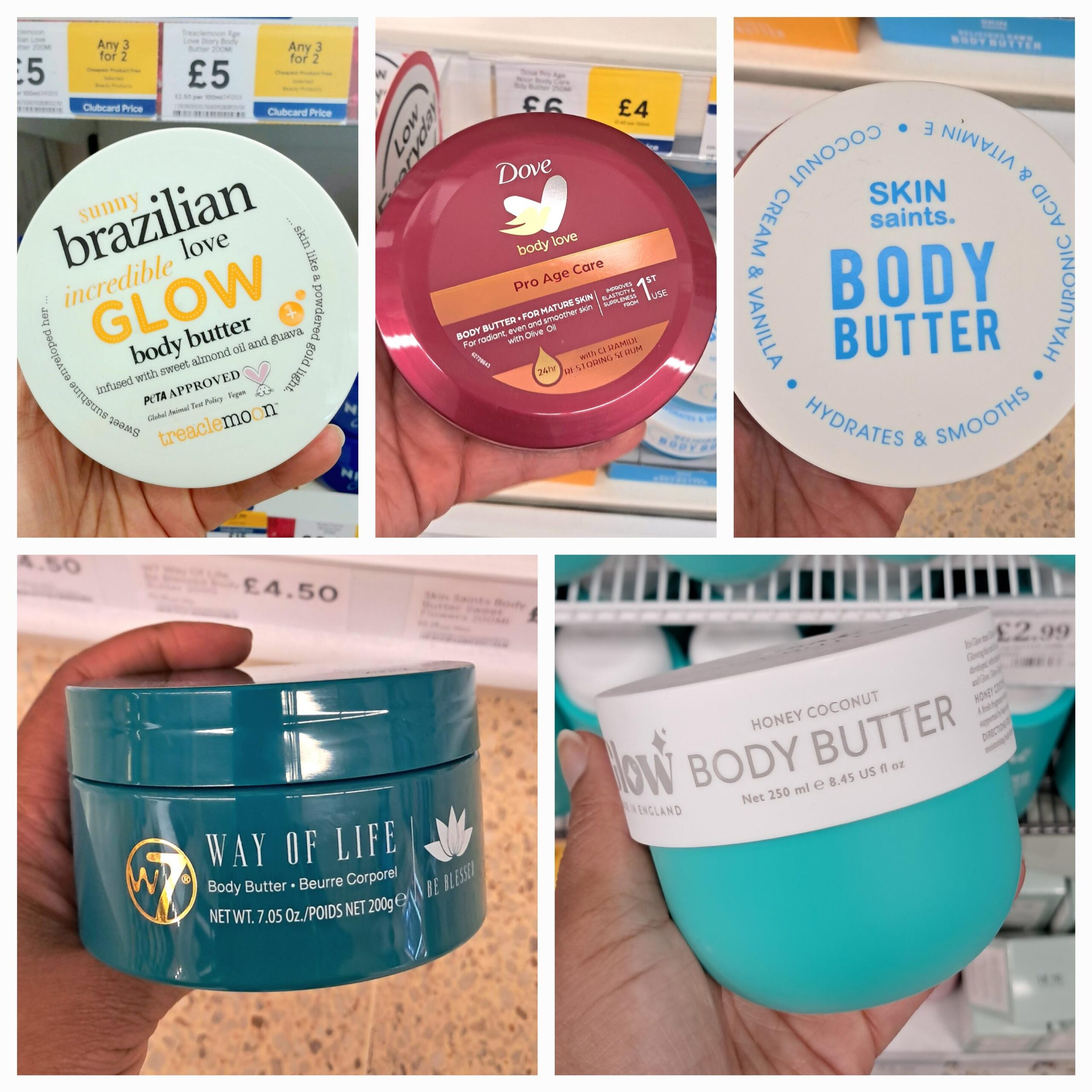 5 Body Butters On The High Street For £5.00 & Under - Mybeautywaxstash